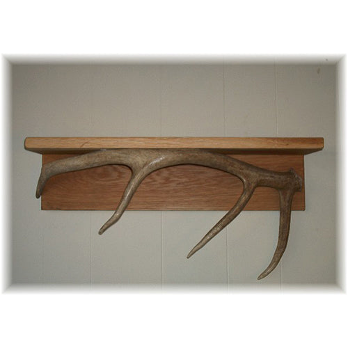 Elk Antler Wall Shelf - Crooked Creek Antler Art